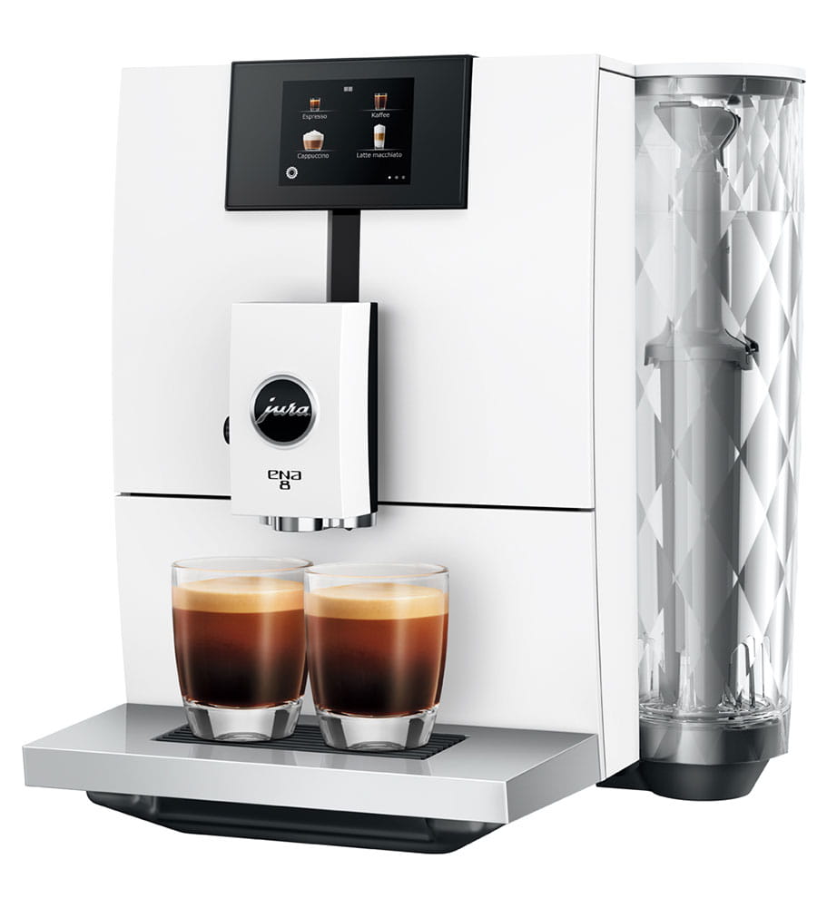 Macchina da caffè completamente automatica JURA ENA 8 Full Nordic White - JURA Italia